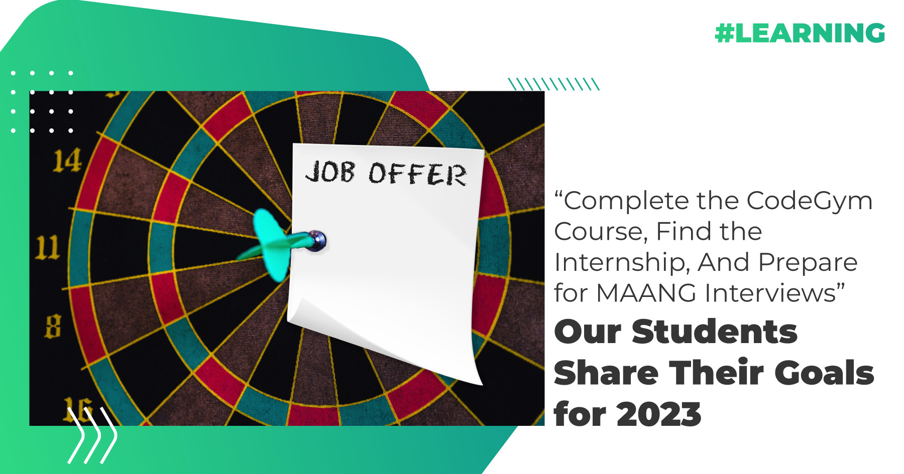 “Completa el curso CodeGym, encuentra la pasantía y prepárate para las entrevistas MAANG ...