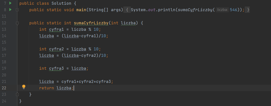 Course Składnia Java - Lecture: Dodatkowe zadania